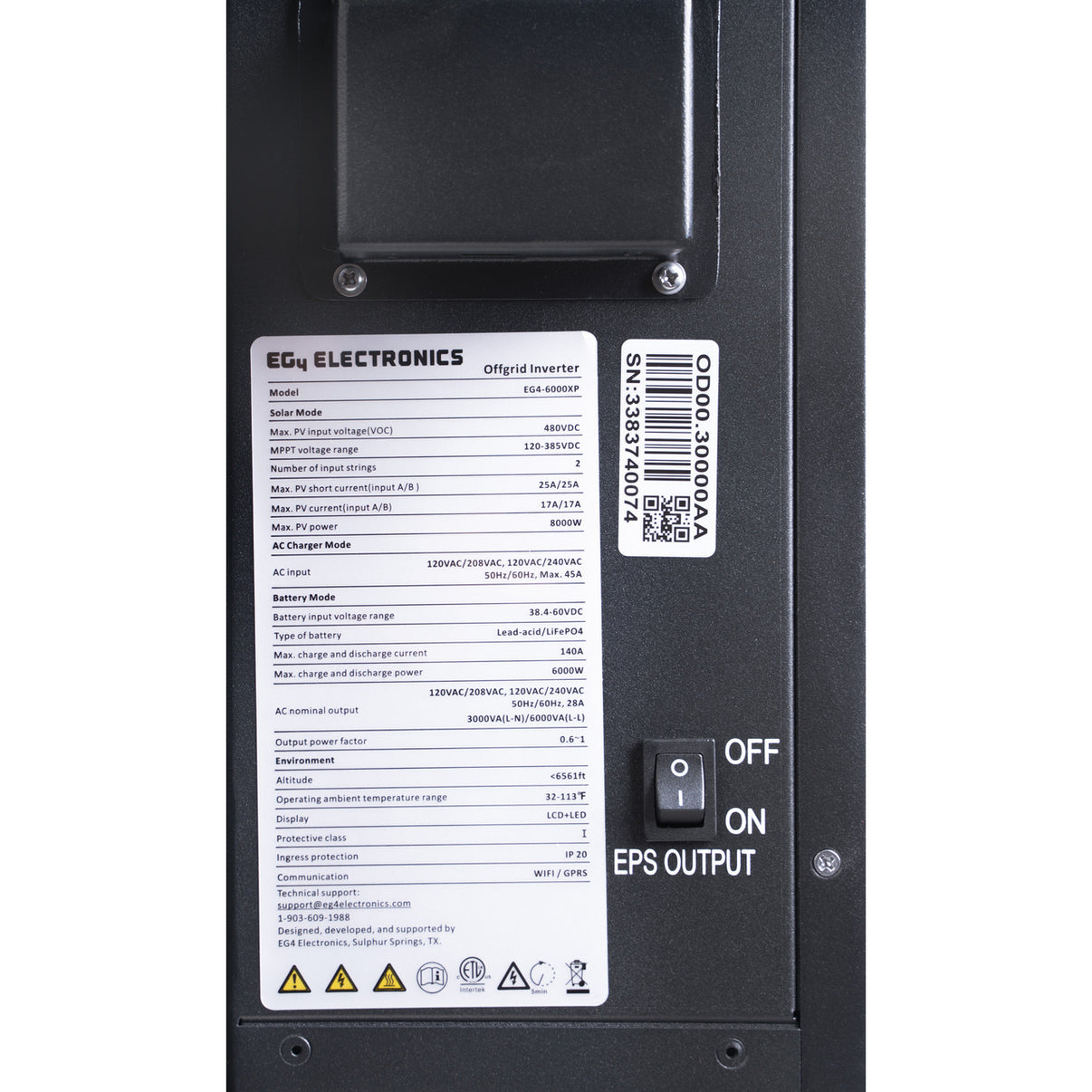 EG4 6000XP All-In-One Off-Grid Inverter – Sudbury Solar Solutions Inc.
